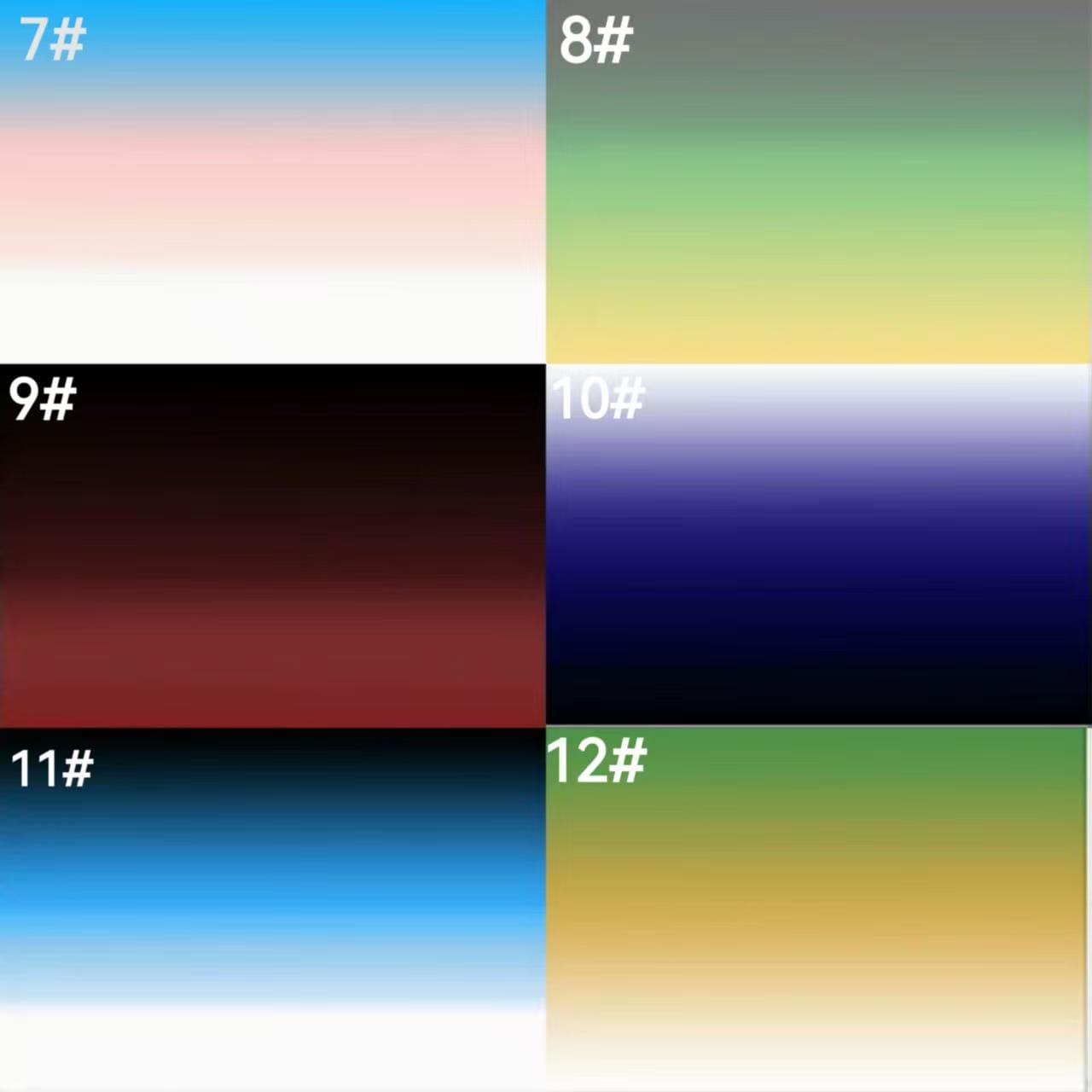 1 Yard Gradient Organza Fabric,white Blue Gradual Change Ombre Yarn ...