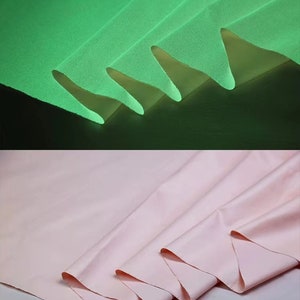 Reflective Fluorescent Fabric,luminous Fabric,no Stretch Changing Color ...