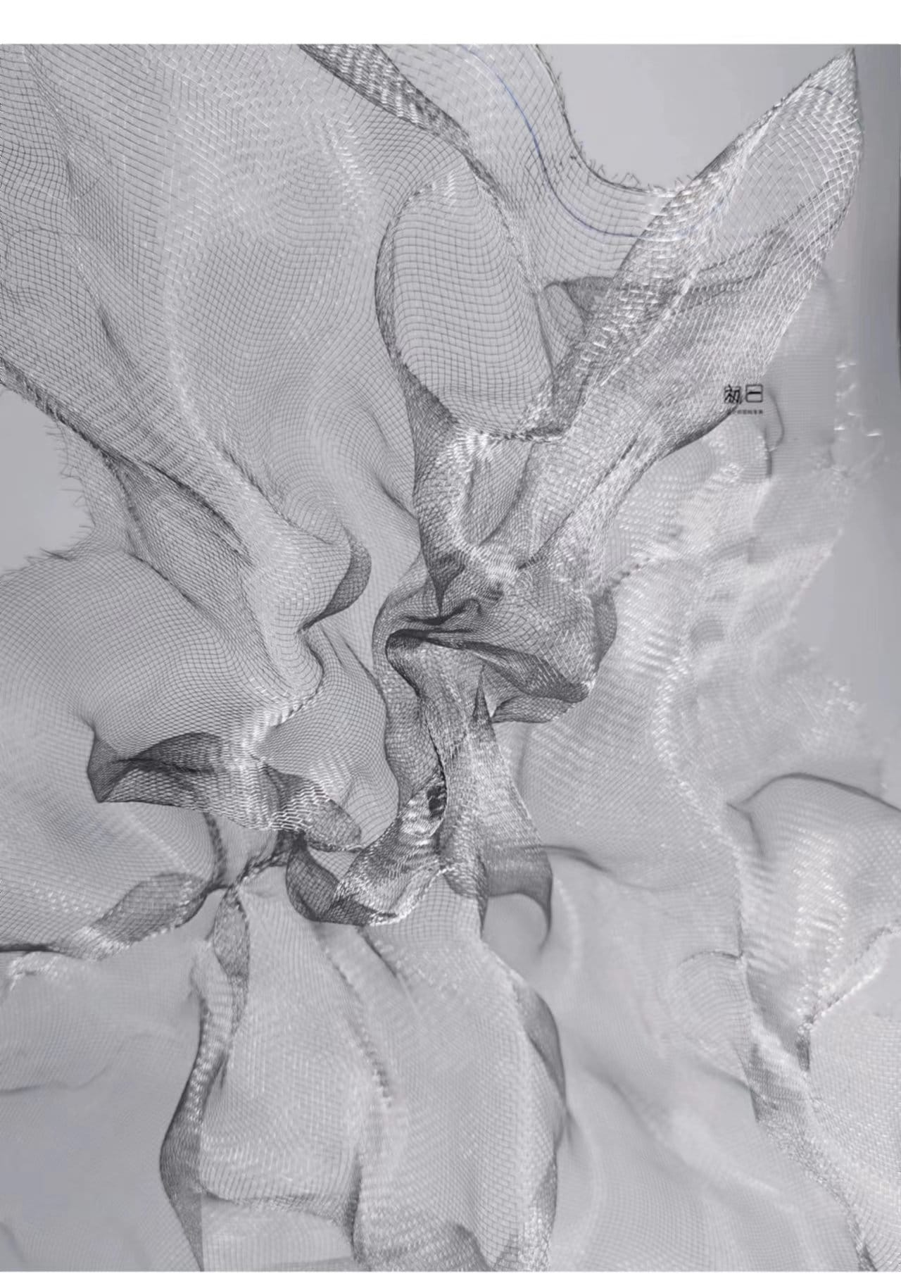 Wire Metallic Mesh,cloud and Smoke Feel Wire Fabric,creative Steel Hard ...
