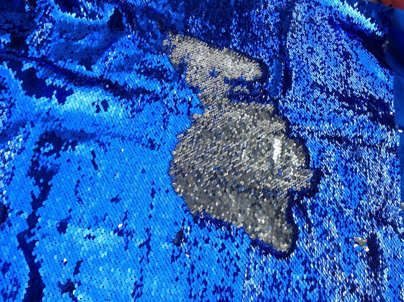 1 yard Flip up Sequin FabricReversible Sequin FabricTwo-tone | Etsy