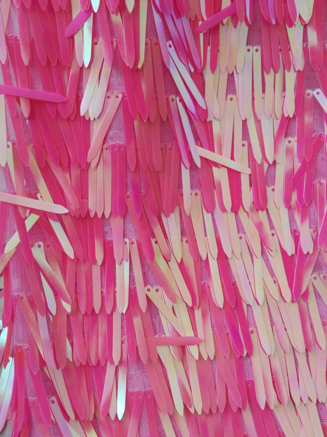 High Quality1Yard Hot Pink Sequin FabricSword Sequin | Etsy