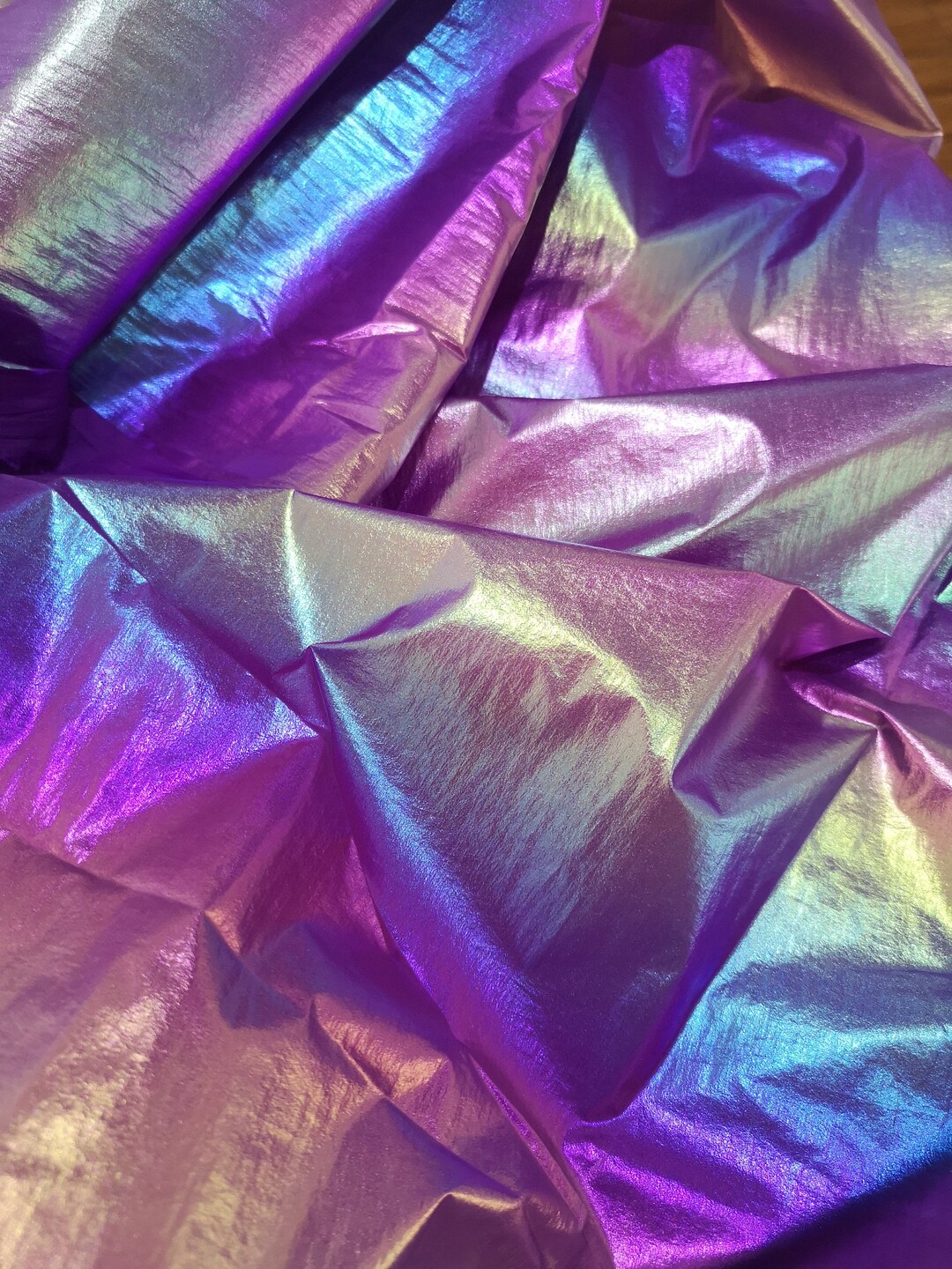 1yard Rainbow Color Fabric,iridescent Candy Fabric,soft Smooth Down ...