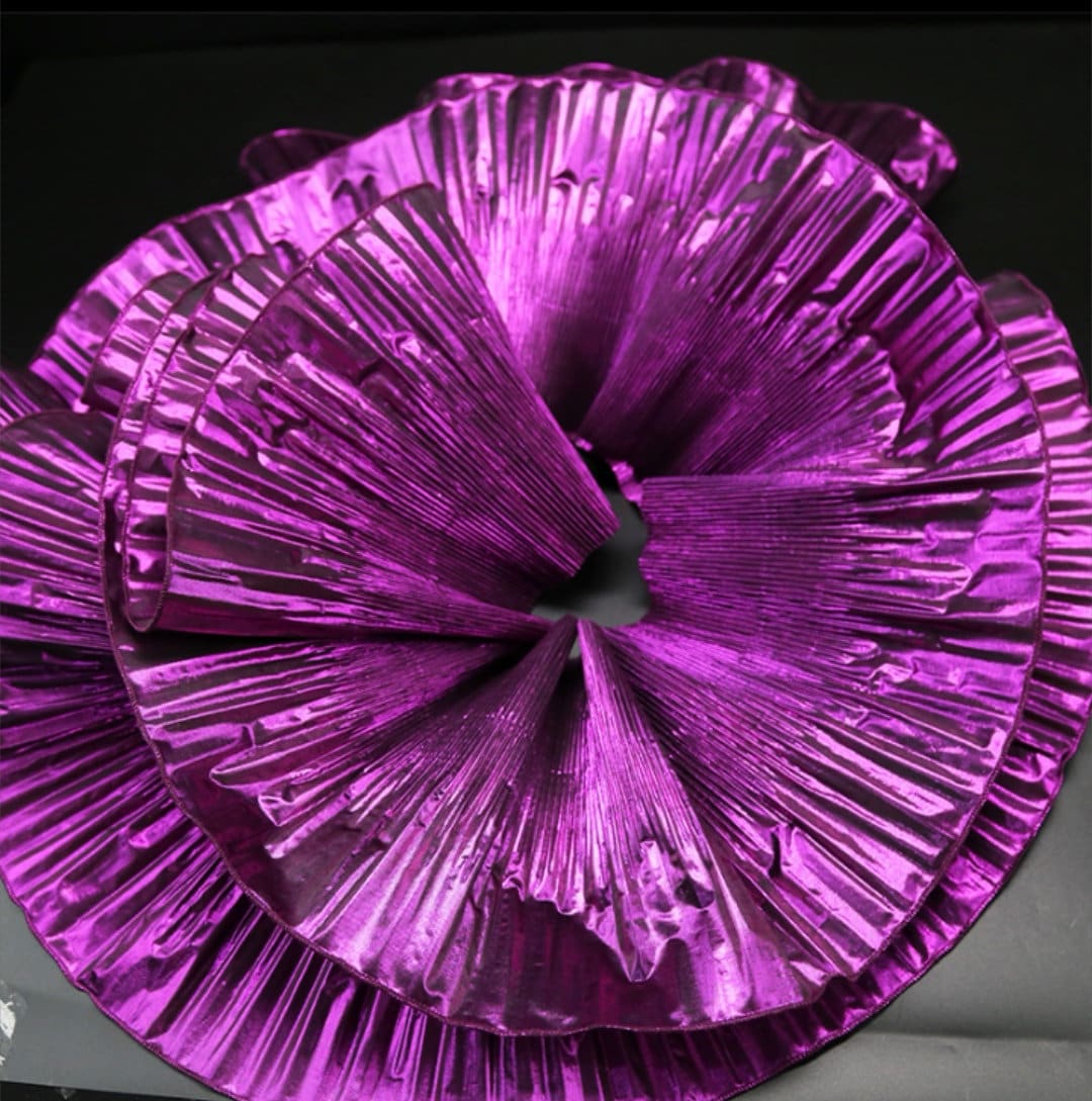 1yard 3D Metallic Lace Trim,lotus Lace Trim,ruffle Trim,decoration ...