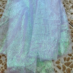 Laser Organza Fabric,shiny Iridescent Crinkle Sheer Organza Fabric ...