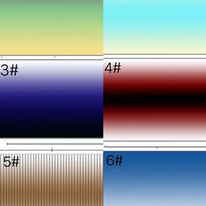 1 Yard Gradient Organza Fabric,grey Green Yellow Gradual Change Tulle ...