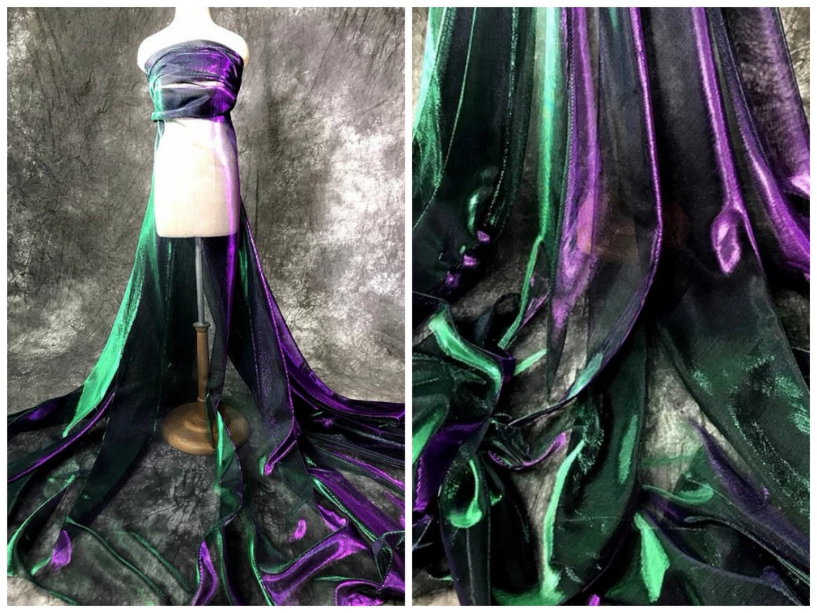 1yard Iridescent Mesh Fabric2way Stretch Soft Smooth Magic - Etsy