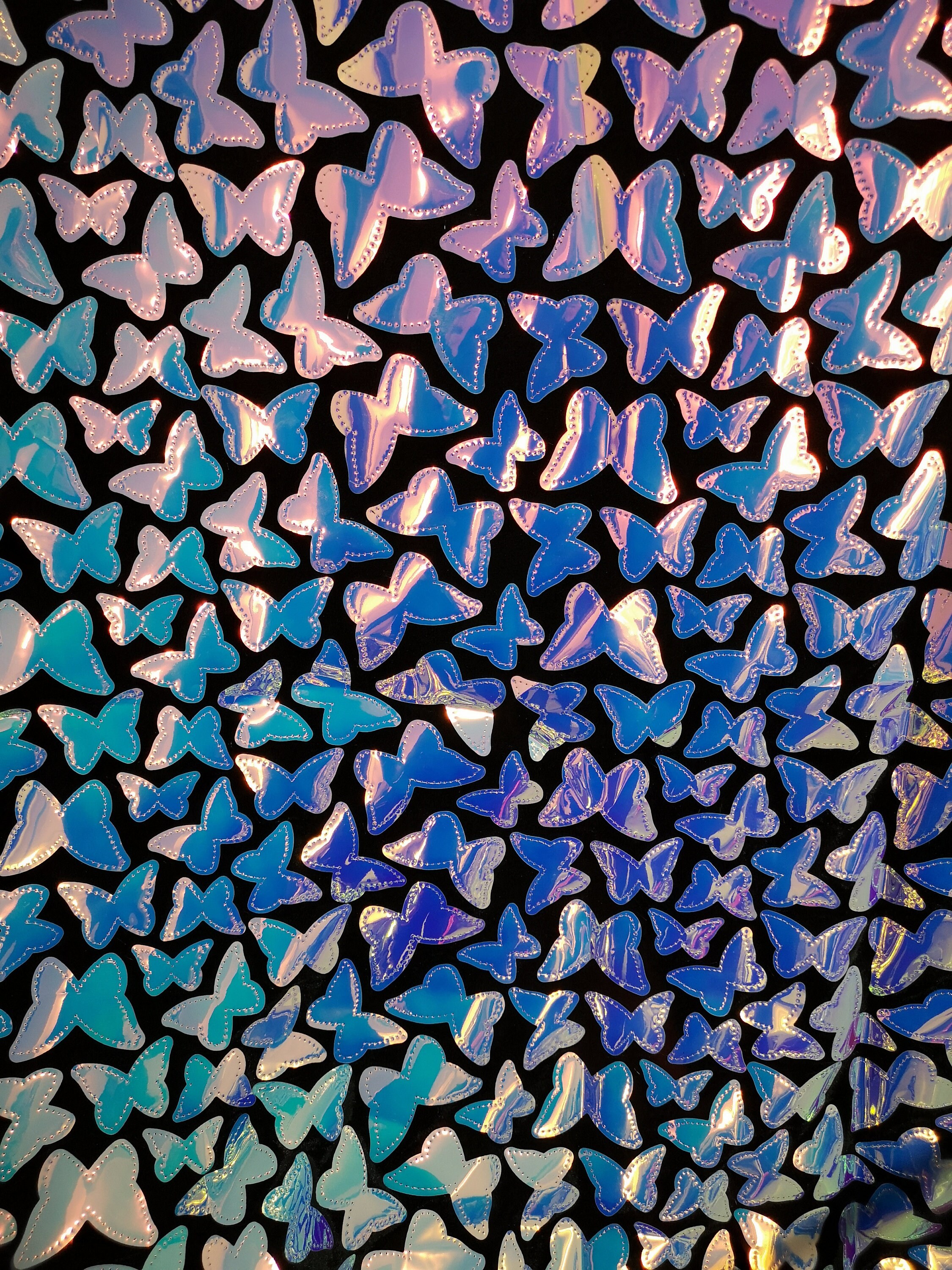 1yard Iridescent Butterfly Velvet Sequin Fabric2way Stretch - Etsy