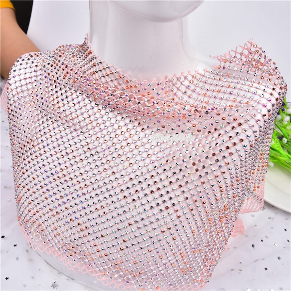 Rhinestone Fishnet - Etsy
