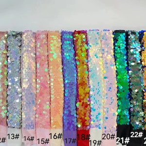 New!!1yard Cream Color Sequin Fabric,dangling Drop Sequin Fabric ...