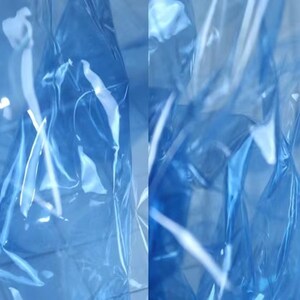 Pink Transparent TPU Fabric,clear Blue PVC Fabric,easy Do Shape,casual ...