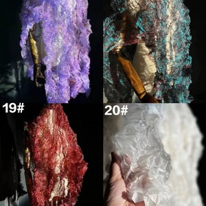 Red Crinkle Organa Fabric,iridescent Holographic Magic Gauze Fabric ...