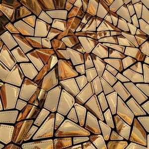 1yard Gold Mirror Sequin Fabric,2way Stretch Velvet Sequin Fabric ...