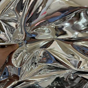 Mirror TPU Fabric,gold Mirror PU Fabric,sparkle Shiny PU Faux Leather ...