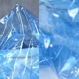 Pink Transparent TPU Fabric,clear Blue PVC Fabric,easy Do Shape,casual ...