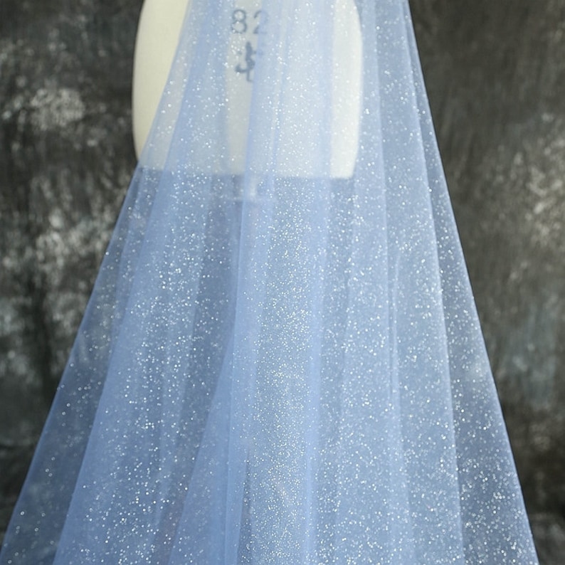 1yard Shiny Glitter Tulle Fabric,sparkle Fabric With Shimmer,bridal ...