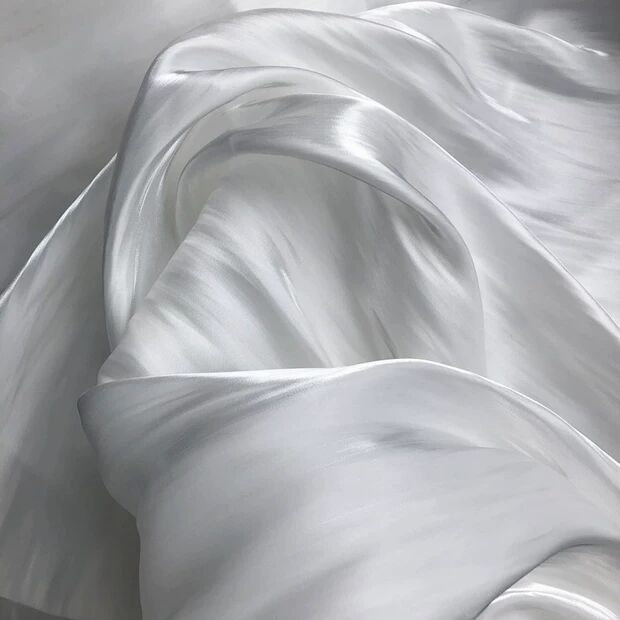 1 Yard Smooth Soft Silk Fabricoff-white Pearl Fabricwell | Etsy