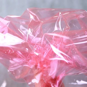 Pink Transparent TPU Fabric,clear Blue PVC Fabric,easy Do Shape,casual ...