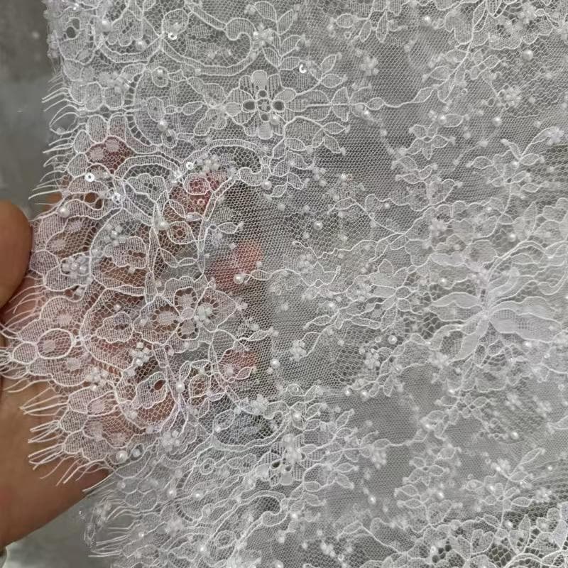 Organic Beaded Lace - Etsy UK