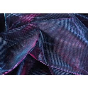 1yard Iridescent Glowing Fabric,2way Stretch Soft Smooth Magic Fabric ...