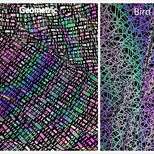 1 Yard 4-way Stretch Midnight Reflective Fabric,iridescent Rainbow ...