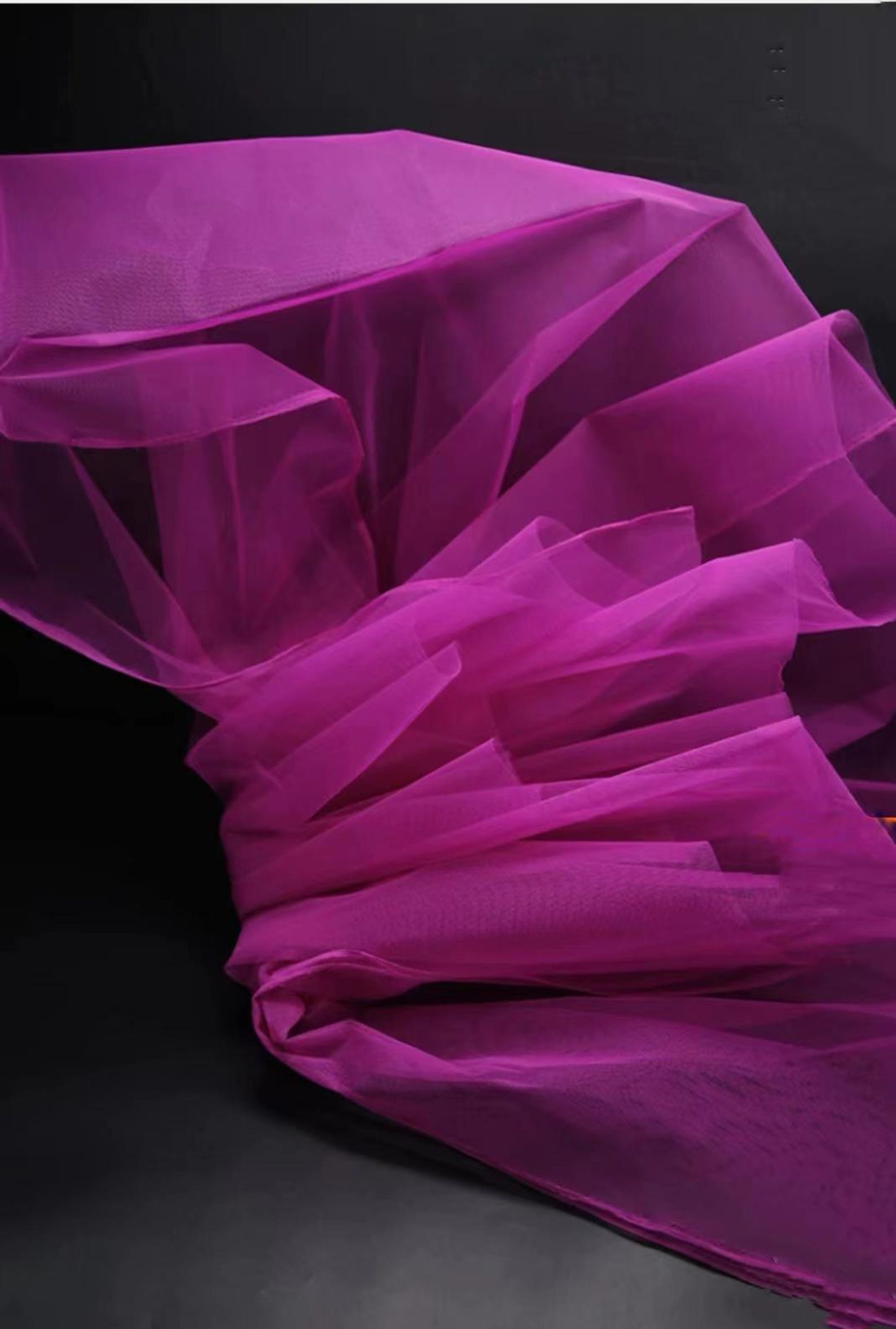 Stiff Mesh Fabric,hard Hand Feel Tulle Fabric,easy Do Shape Texture ...
