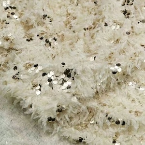 Grey Feather Velvet Sequin Fabric,imitation Feather Fabric,soft Smooth ...