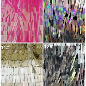 New!!1yard Gorgeous Unicorn Sequin,change Color Magic Multicolor Sequin ...