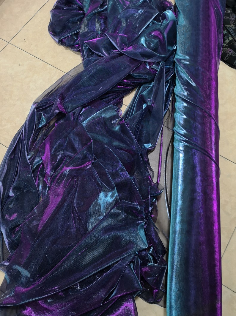 1yard Iridescent Glowing Fabric2way Stretch Soft Smooth Magic - Etsy