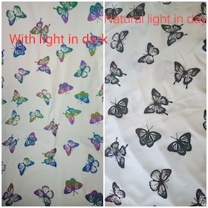 1 Yard 4-way Stretch Midnight Reflective Fabric,iridescent Rainbow ...