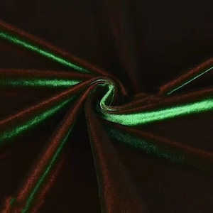 4way Stretch Iridescent Velvet Fabric,soft and Smooth Well Drap Velvet ...