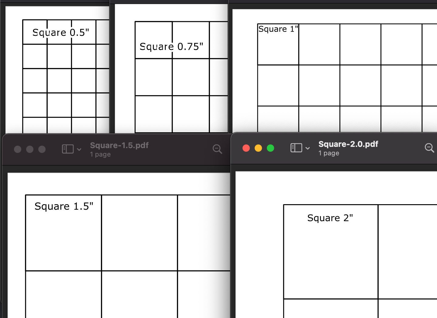 Printable English Paper Piecing Templates Set - Etsy