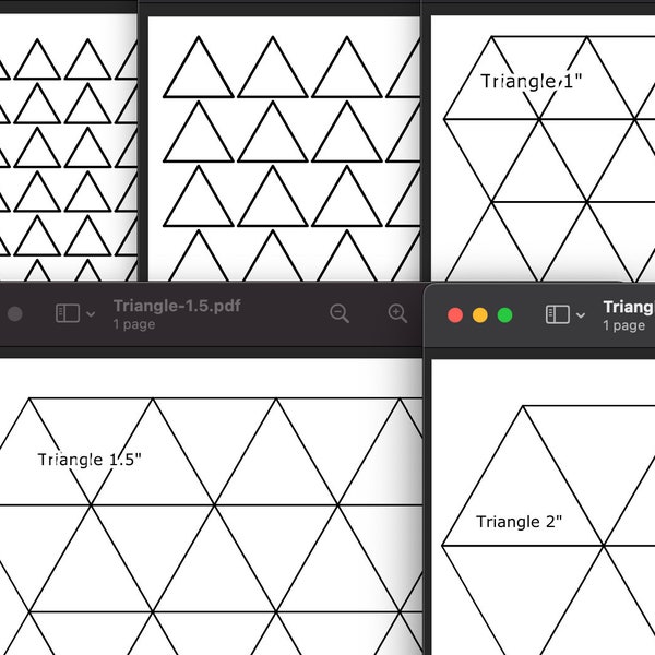 Printable Triangles - Etsy