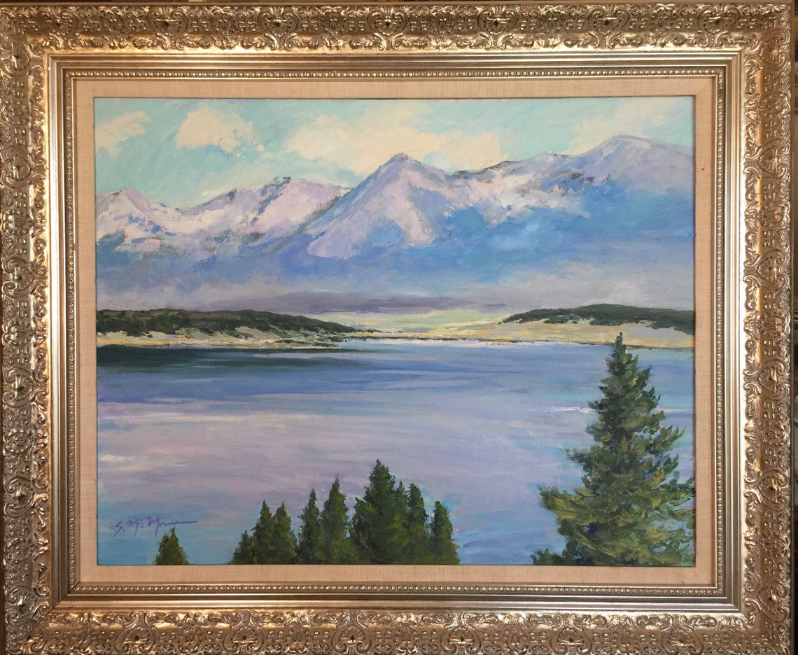 Colorado mountain landscape original oil painting - Etsy.de