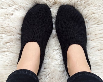 Knit slippers | Etsy