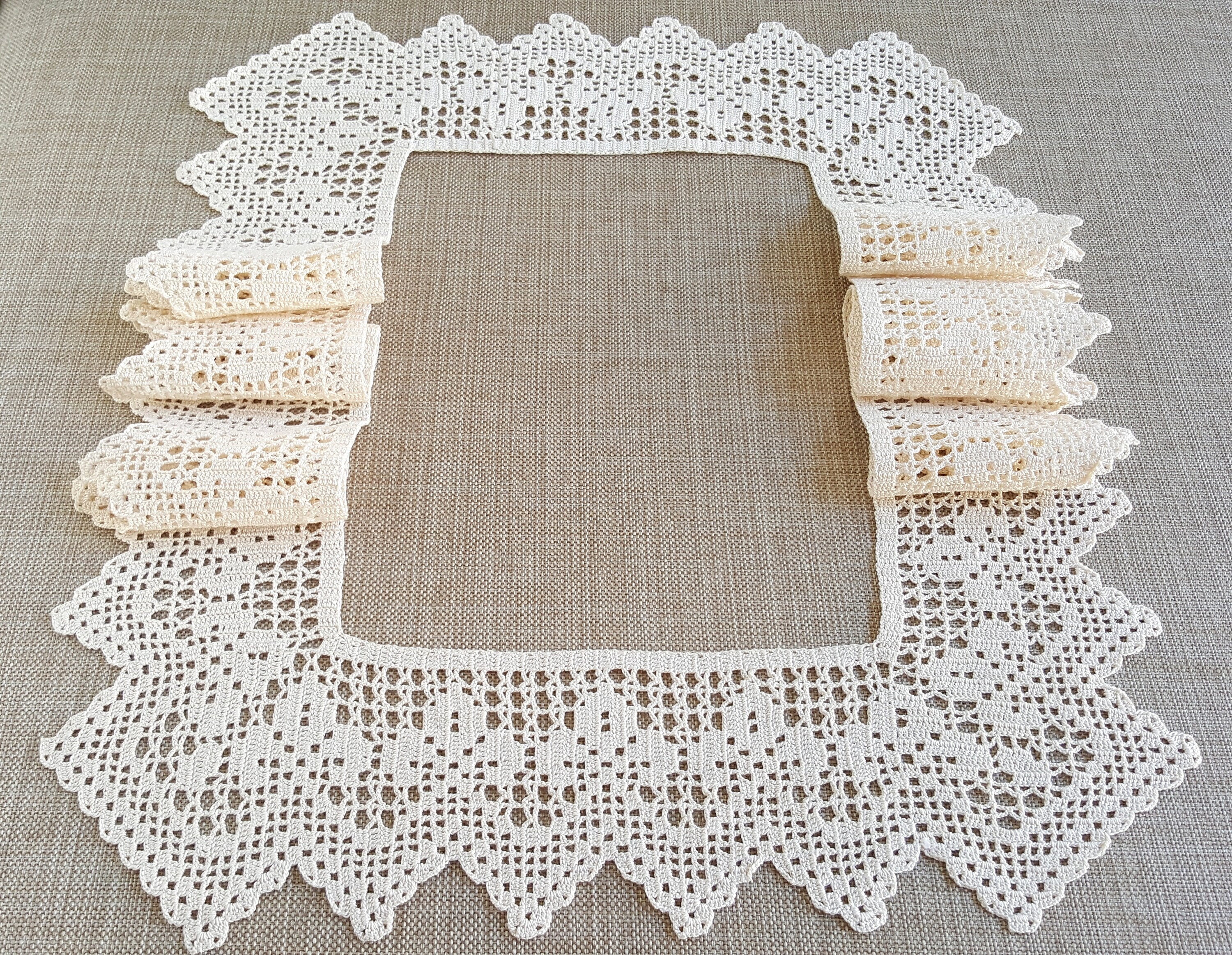 PDF Pattern: Hand Crocheted Border Fillet Crochet Lace Trim - Etsy ...