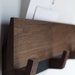 Entryway Wall Rack Walnut Wood - Etsy