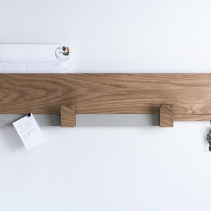 Entryway Wall Rack - White Oak Wood - Etsy