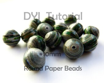 Paper Beads Tutorial | Etsy