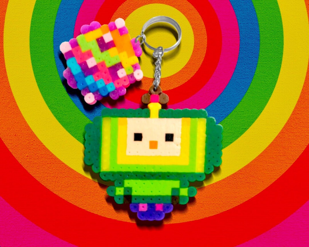 The Prince Bead Sprite Keychains Katamari Damacy Inspired - Etsy