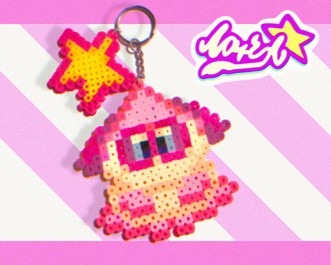 Squid Friend Bead Sprite Keychain | Splatoon Inspired - Etsy