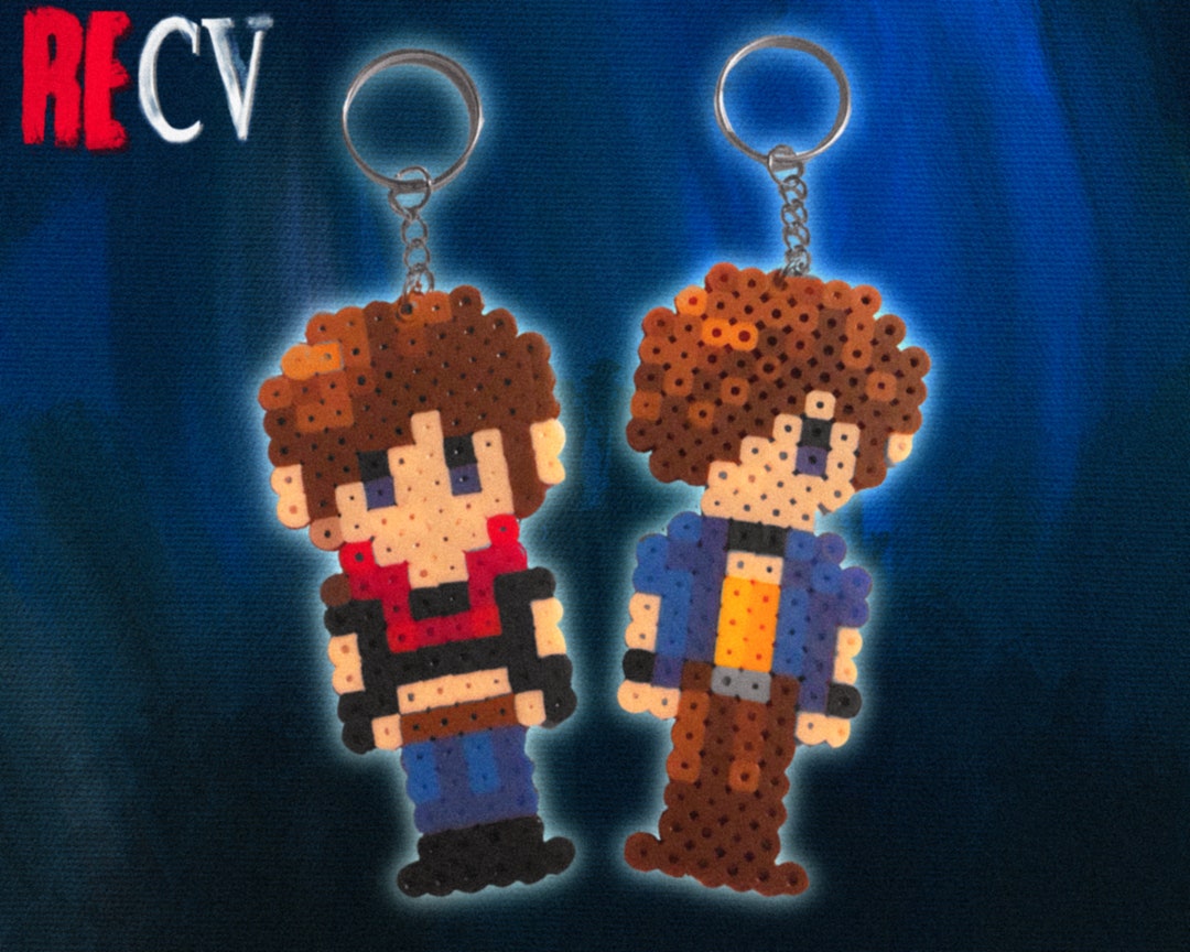 Claire and Steve Bead Sprite Keychains | Resident Evil CODE: Veronica ...