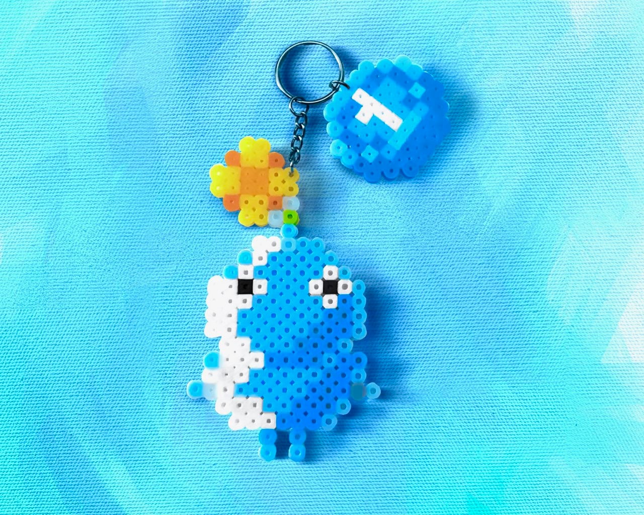 Ice Pikmin Bead Sprite Keychain Pikmin 4 - Etsy