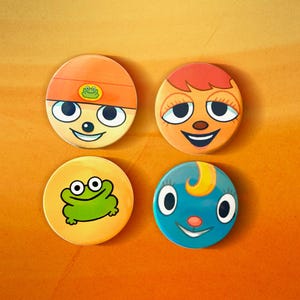 Parappa the Rapper Inspired Button Badges - Etsy