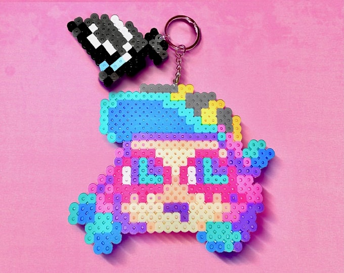Harmony W/ Clownfish Bead Sprite Keychain | Splatoon - Etsy
