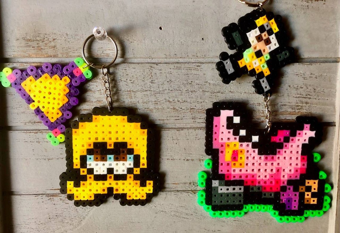 Splatoon Inspired Maws and Octoling Keychains. - Etsy
