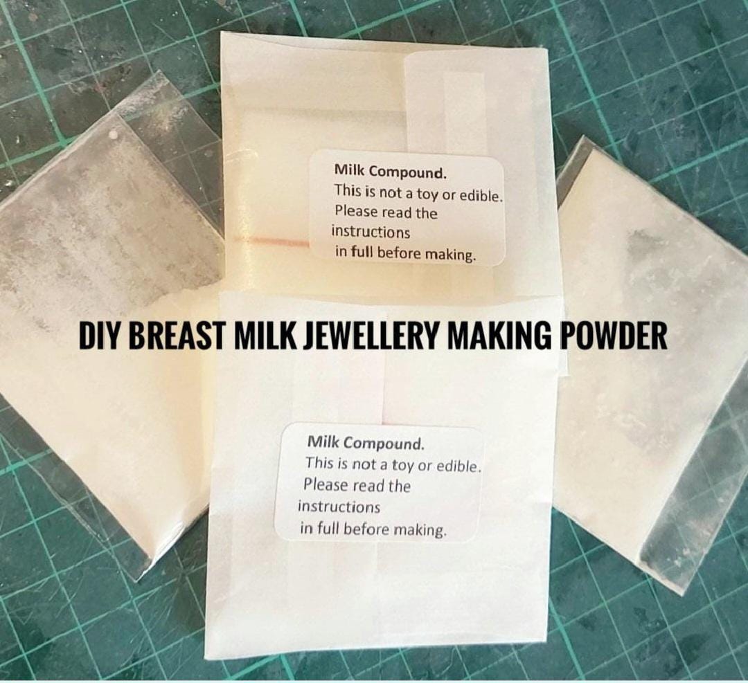 Breast Milk Preservation Powder, DIY Breast Milk Jewellery ...
