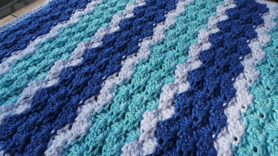 Shell Stitch Blanket Crochet Pattern