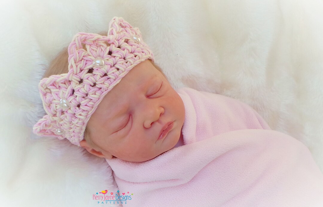 CROCHET CROWN PATTERN Coronation Crown 8 Sizes Crown Crochet Pattern ...