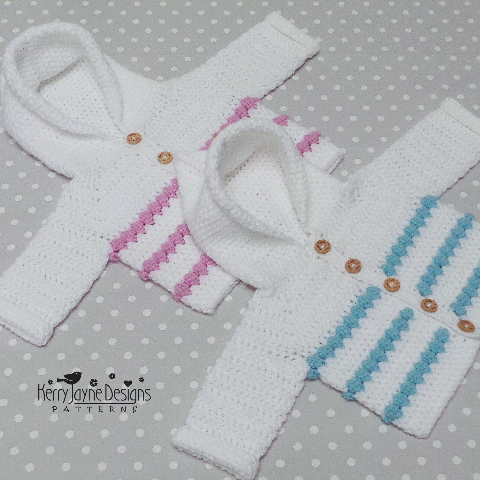 Digital PDF Crochet Pattern Hooded Baby Jacket Pattern My - Etsy
