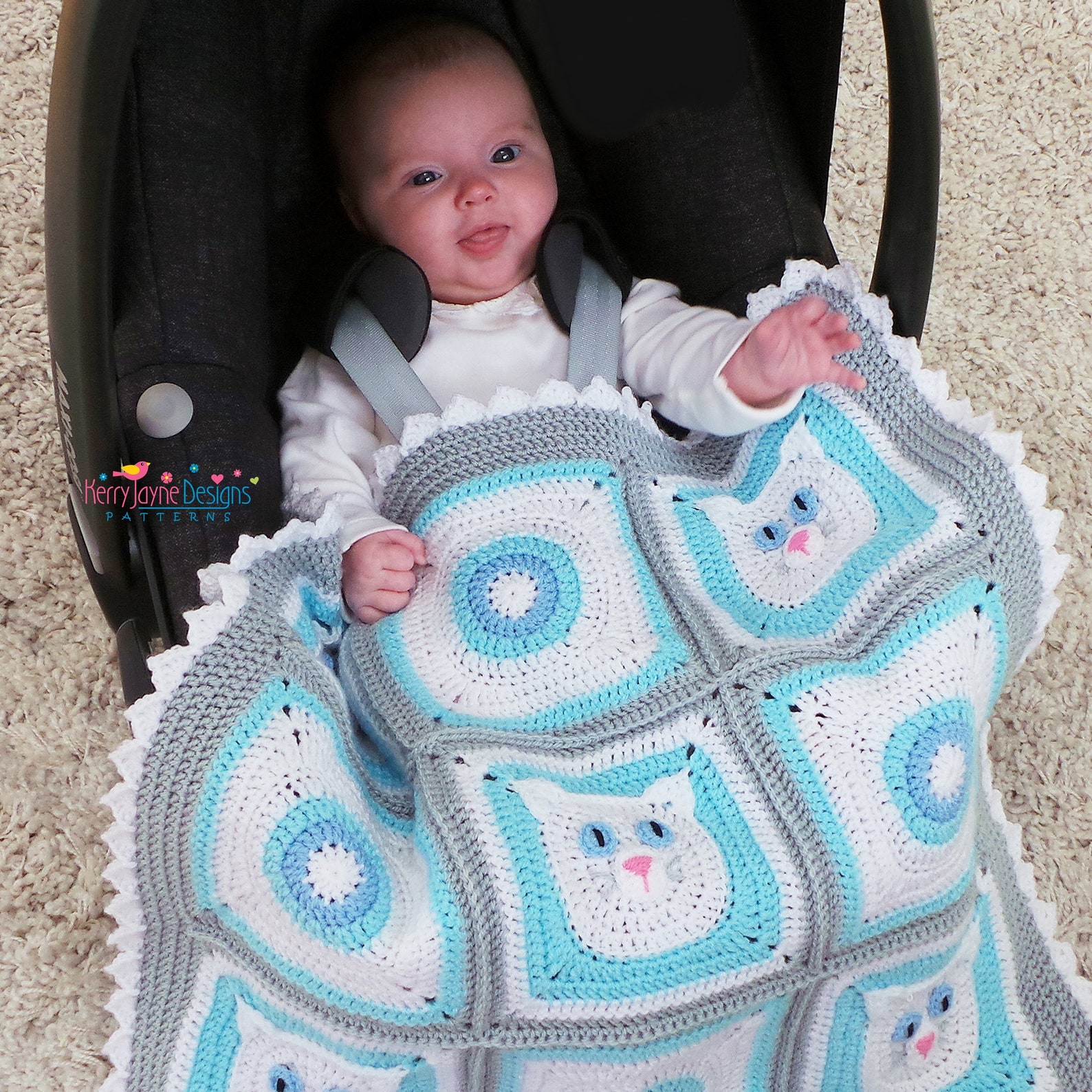 CAT BLANKET PATTERN Crochet Cat Blanket Pattern Cat Crochet - Etsy UK